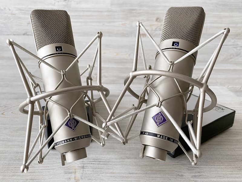WEEKEND SALE! 1982 Matched Pair Of Neumann U89 Vintage | Reverb