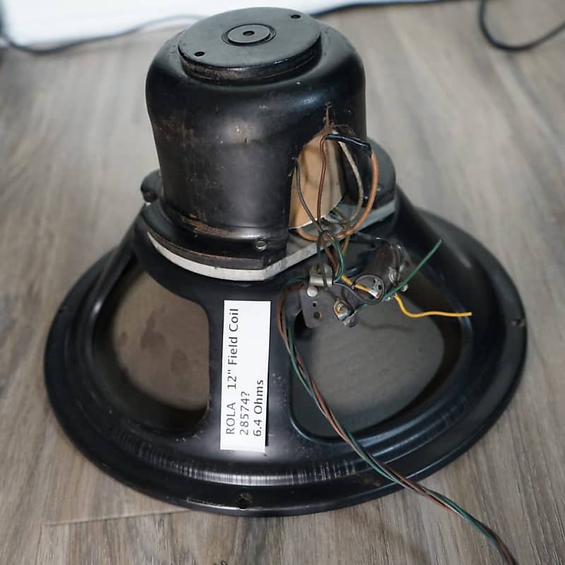 Vintage ROLA Field Coil Speaker | Reverb