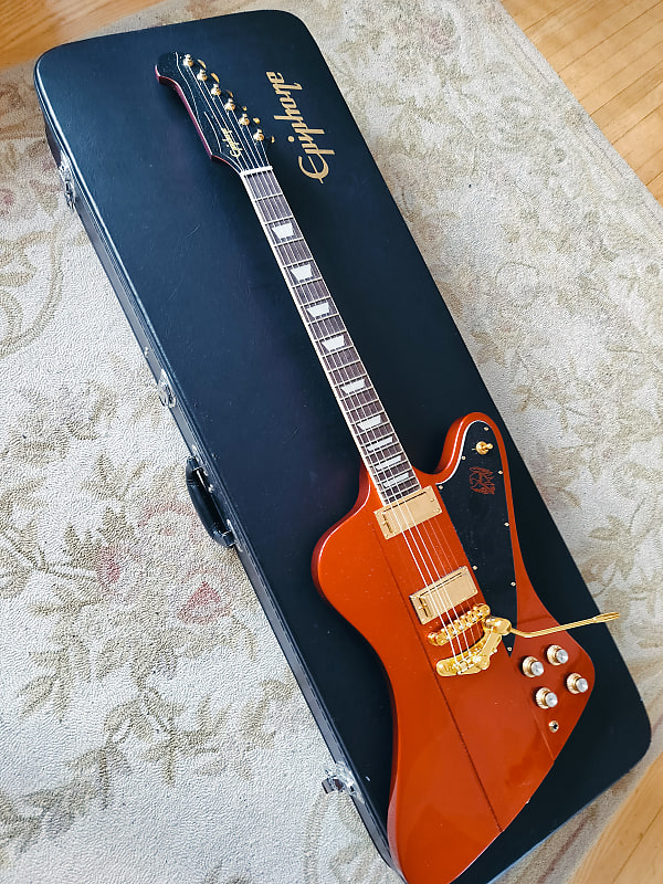 2024 Epiphone Firebird Electric Guitar, Tremolo Ruby Red, | Reverb