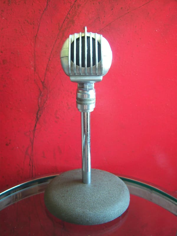 Vintage 1940's Turner 33D dynamic microphone satin chrome w | Reverb