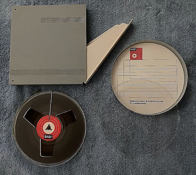 BASF DP26 LH Reel to Reel Recording Tape, 7" x 2400ft | Reverb