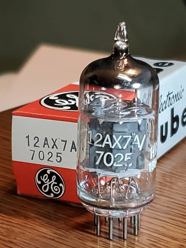 7025/12AX7A/ECC83 GE NOS/NIB MaxiPreamp2/TV7 tested (1) tube | Reverb