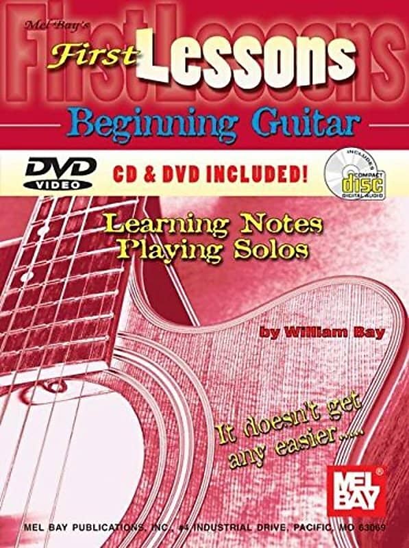 First Lessons Beginning Guitar Book/CD/DVD (Softcover | Reverb