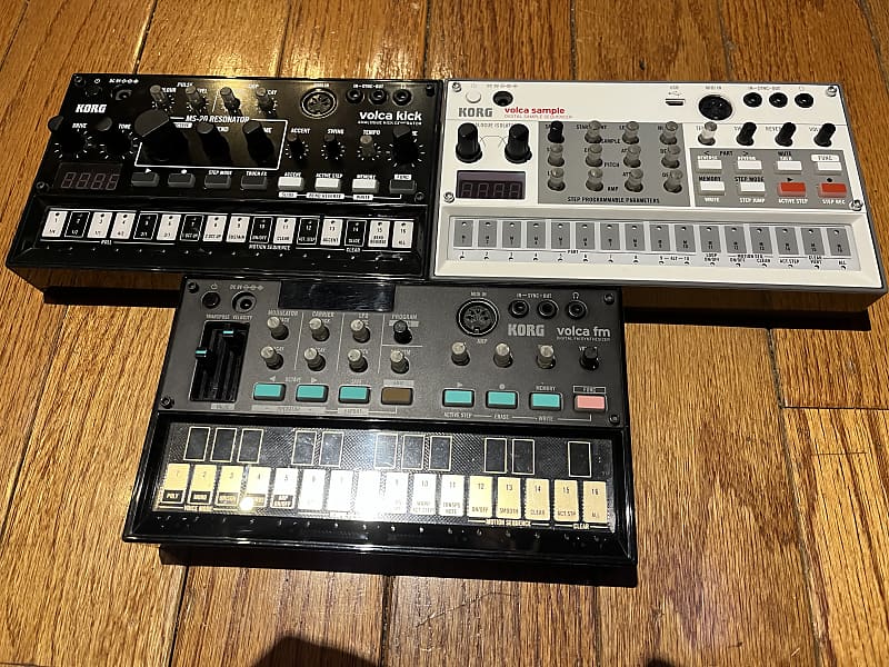 Korg Volca Lot - FM, Sample 2, Kick | Reverb