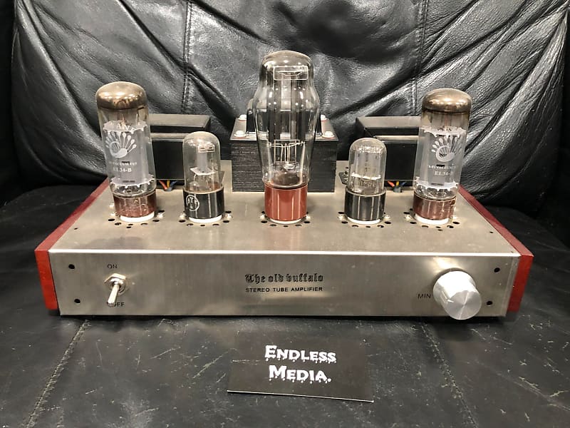The Old Buffalo Stereo Vaccum Tube Power Amplifier 15 WPC | Reverb