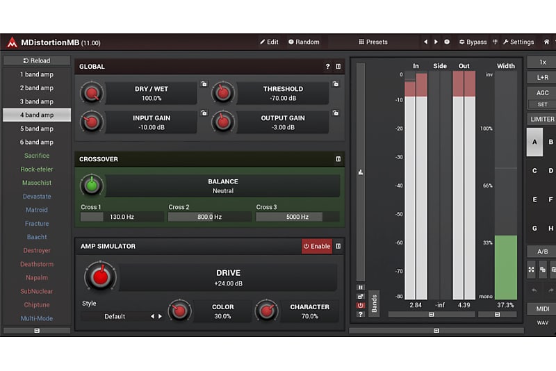 MeldaProduction MDistortionMB (Download) | Reverb