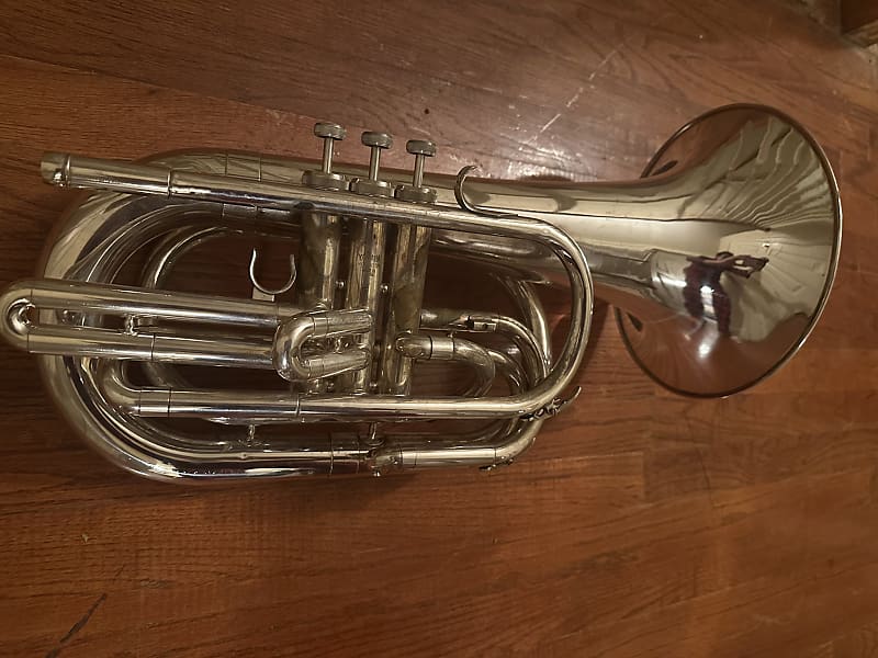 Yamaha YBH-301M Silver Marching Baritone Horn | Reverb