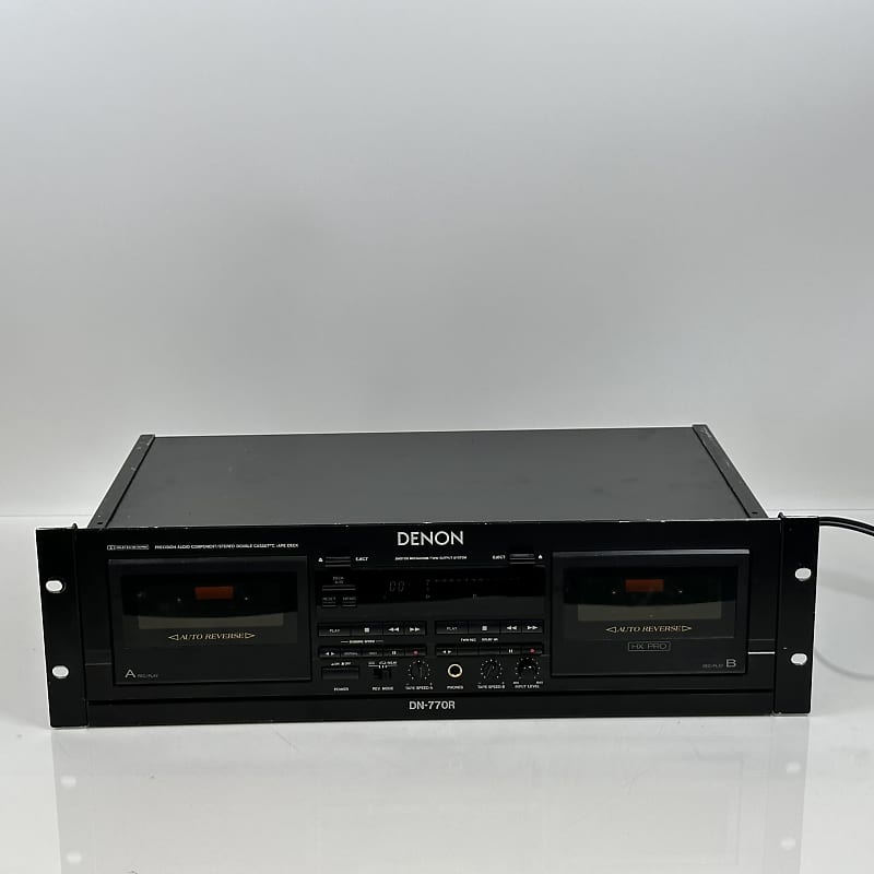 Denon DN-770R Stereo Double Cassette Tape Deck | Reverb