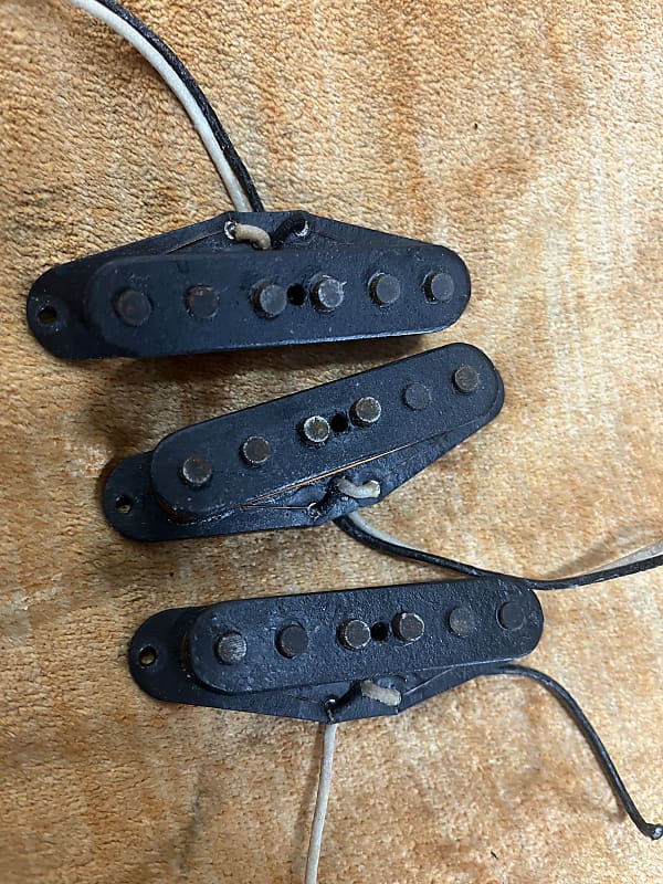JM Rolph Fender Stratocaster Pickup Set 1956 - Aged | Reverb