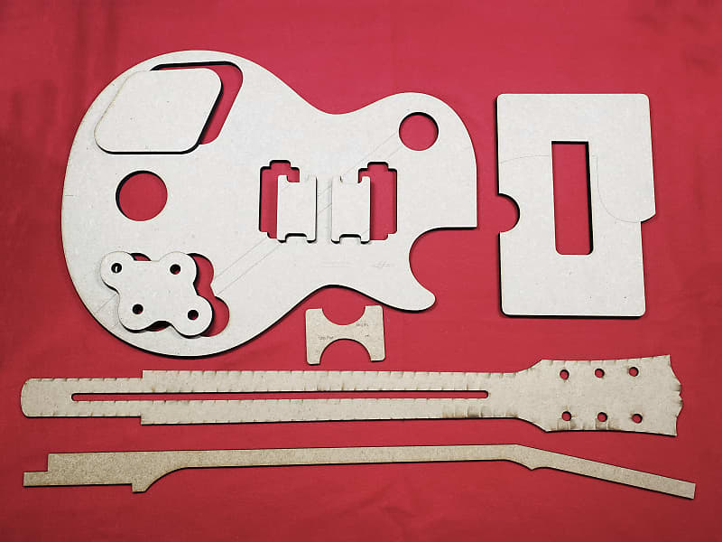 Electric Guitar routing template - Paula | Reverb