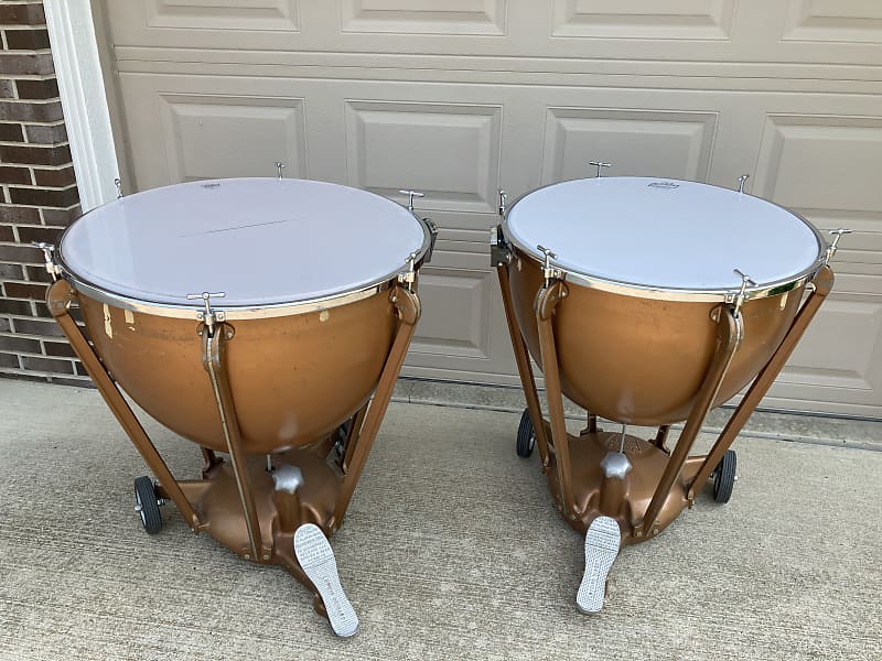 Vintage Ludwig Symphony Model Timpani Drums - 26" & 29" | Reverb