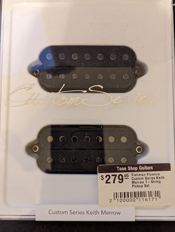 Fishman Fluence Keith Merrow 7 string 2018 - Black | Reverb