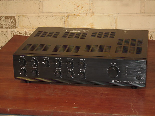 9 Channel TOA A-706 700 Series 60 Watt Mixer / Amplifier | Reverb