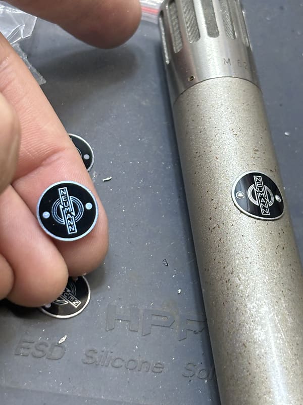 Neumann M582, CMV563, UM57 Round Replica Neumann badge | Reverb