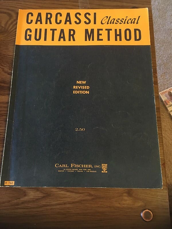Carcassi Classical Guitar Method 1962 Carl Fischer 0762 | Reverb