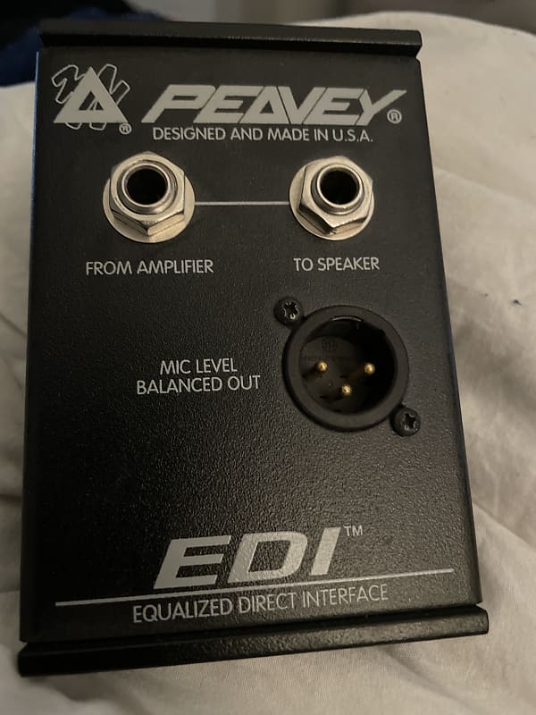 Peavey EDI Equalize direct interface 2000’s Matt Black | Reverb