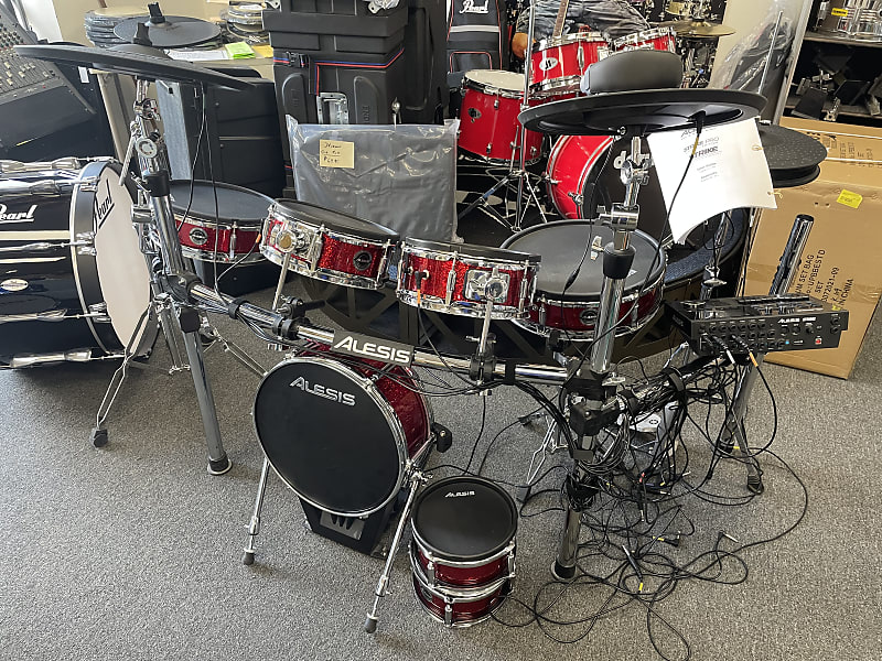 Alesis "Strike Kit" complete with rack/hardware 2021 red | Reverb