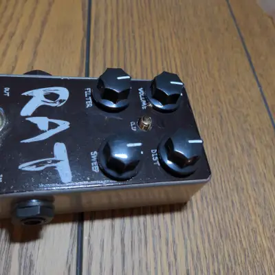 DIY AionFX Rat w/LM308 Rat Silver And Black | Reverb