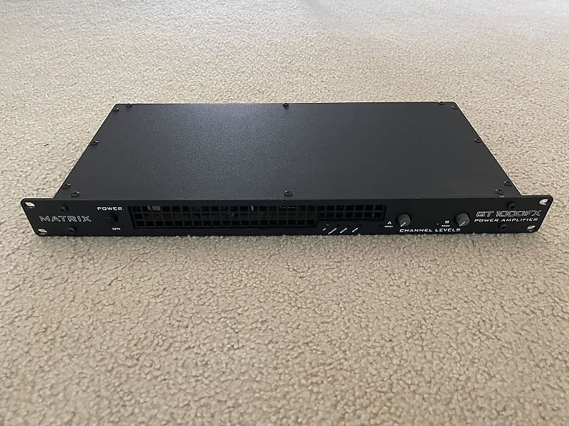 Matrix GT1000FX 1U Rack Mount Power Amp - Currently | Reverb