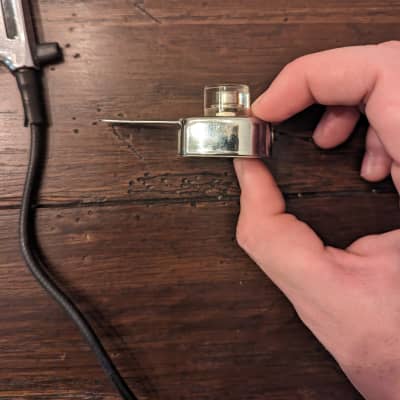 DeArmond FHC Guitar Mike 1950s - Chrome | Reverb