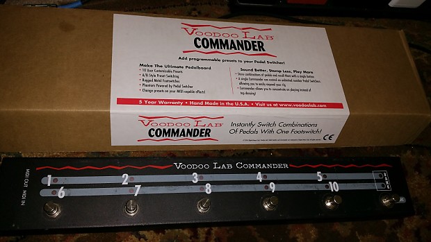Voodoo Lab MIDI Commander pedal controller | Reverb
