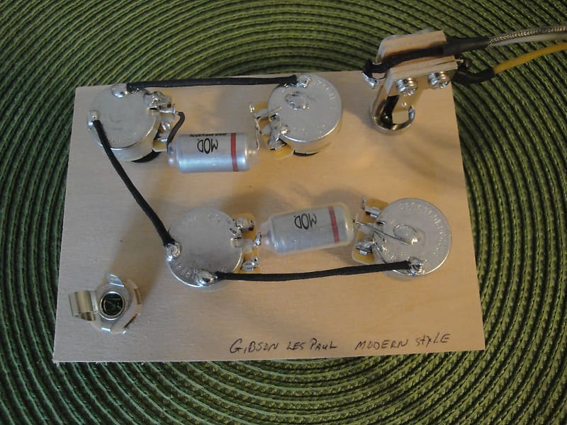 Gibson Les Paul Modern Wiring Harness CTS, Switchcraft, Mod | Reverb