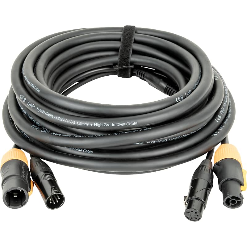 DAP FP23 Hybrid Cable 10 m DMX/Power Pro True Cable | Reverb