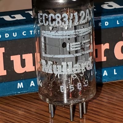 Super rare MULLARD 12ax7 ecc83 f92 LONG PLATE made in 1959 UK | Reverb
