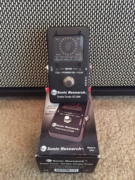 Sonic Research Turbo Tuner ST-200 Strobe Tuner Black | Reverb UK