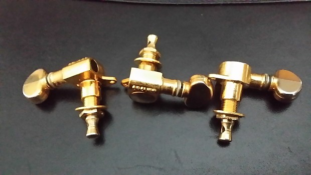 Grover Mini Roto 6 inline RH 80's Gold | Reverb