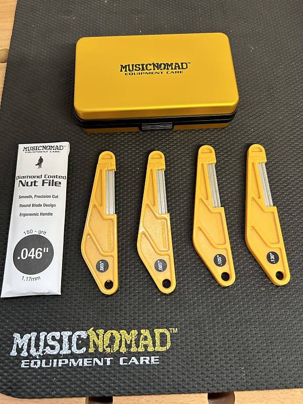 Music Nomad 5 pc. Bass Diamond Coated Nut File Set | Reverb