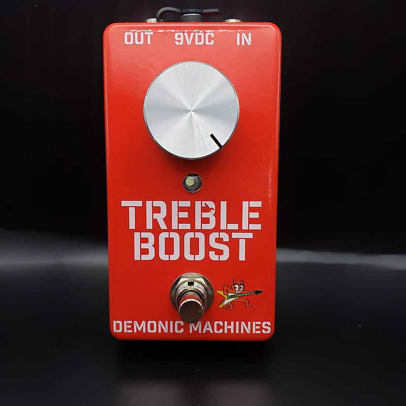 Demonic Machines 87 Treble Boost 2022 red | Reverb
