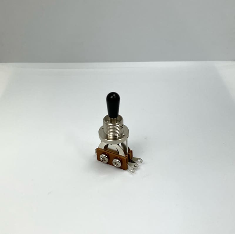 3 Way Toggle Switch (Select Colors) - Chrome - Black Tip | Reverb