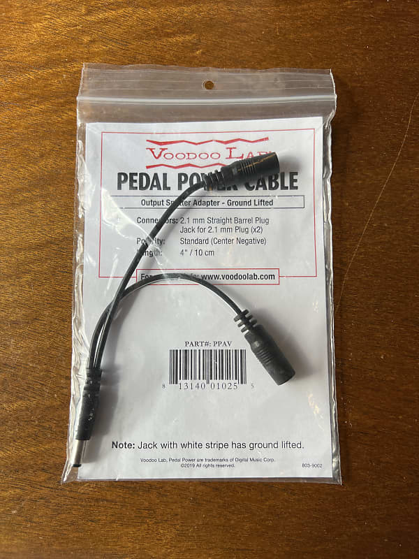Voodoo Lab Pedal Power Cable Output Splitter Adapter (PPAV) | Reverb