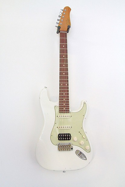 Suhr Classic Antique Medium Relic HSS, Olympic White W/ | Reverb