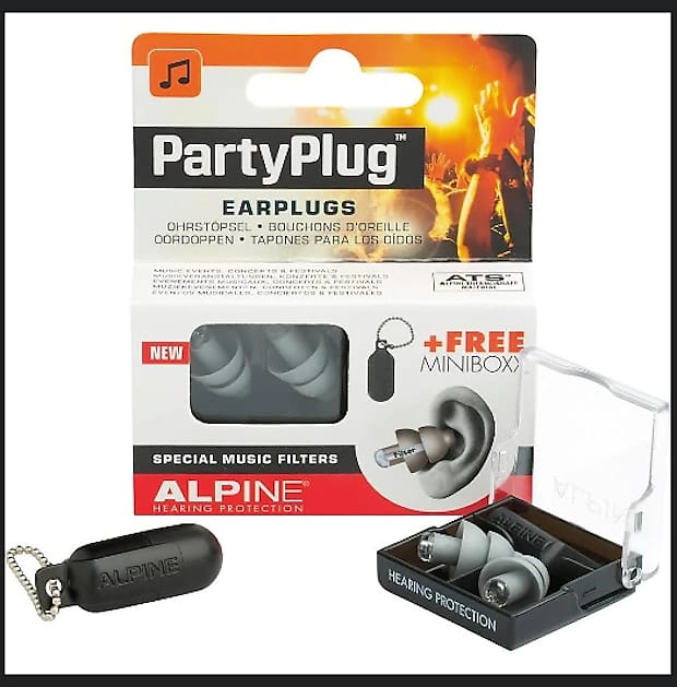 New Alpine Hearing Protection - PartyPlug Earplugs - 100x Use | Reverb