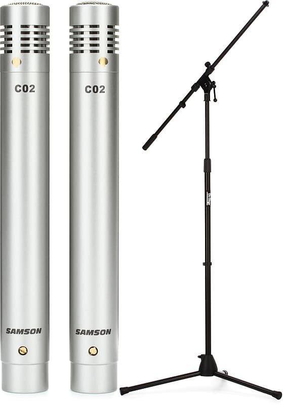 Samson C02 Small-diaphragm Condenser Microphone - Stereo Pair | Reverb