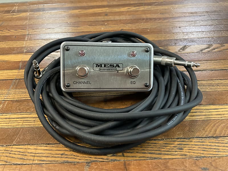 Mesa Boogie Two Button Footswitch / Channel & EQ with 20' TRS | Reverb