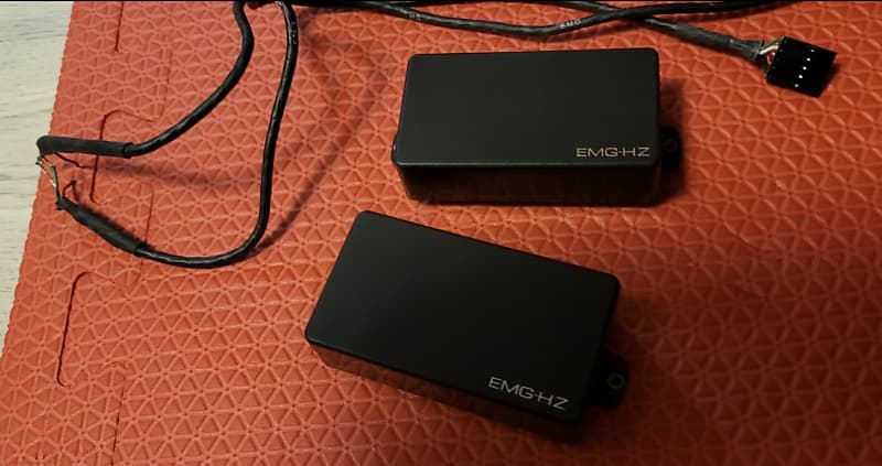 EMG H4A and H4 Passive Pickup Set in Black | Reverb
