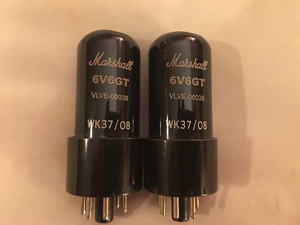 Marshall 6V6GT Power Tube Matched Pair | Reverb