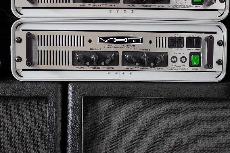 VHT / Fryette 2/50/2 Stereo Power Amplifier Amp w/ 2U Gator | Reverb