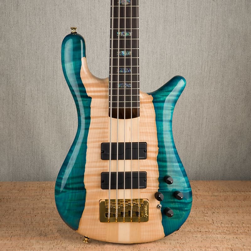 Spector USA Custom NS-5 5-String Bass Guitar - Shoreline | Reverb