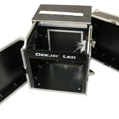 Black 10U 19’?????? Rack Mountable Mixer Case with Glide | Reverb