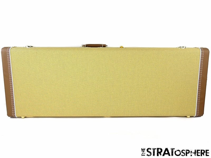 LEFTY Fender Vintage Strat G+G TWEED HARDSHELL CASE Original | Reverb