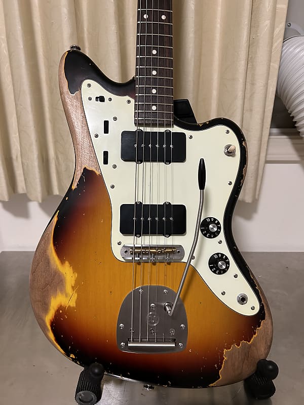 Momose MJS1-STD/NJ 3TS-Heavy Aged Jazzmaster w/ Halon Bridge, | Reverb