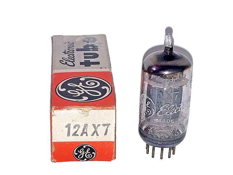 1962 GE 12AX7 ECC83 Long Plate Tube, NOS/NIB, Tested | Reverb