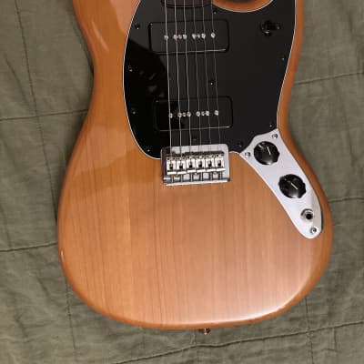 Fender Mustang P90 Partscaster - Aged Natural | Reverb