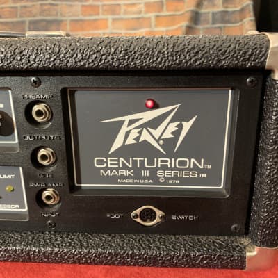 Peavey Vintage Centurion Mark III Series 260C Bass Head Amp | Reverb