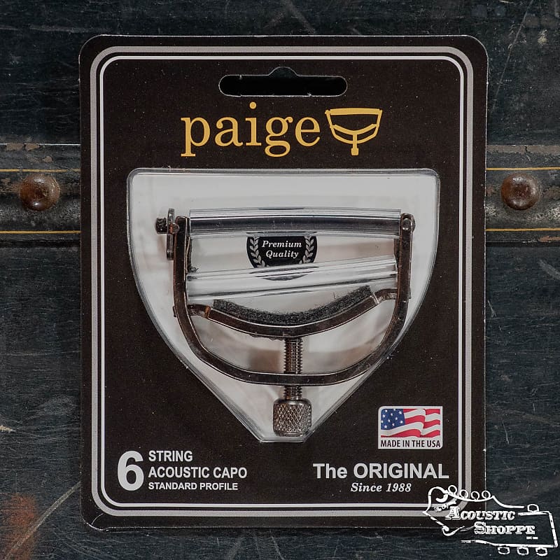 Paige Original Six String Guitar Capo Nickel (P-6N) | Reverb