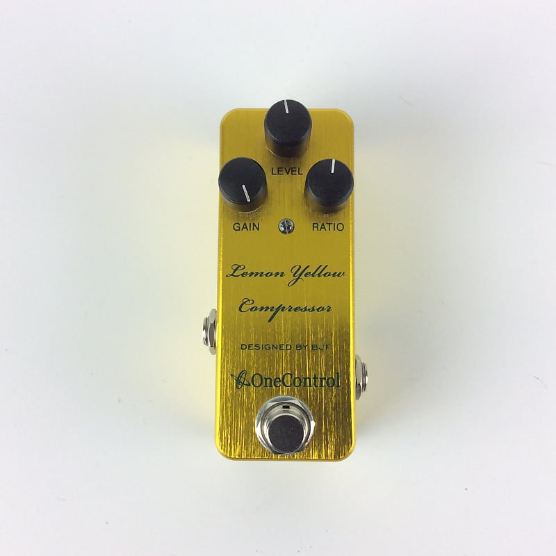 Used ONE CONTROL LEMON YELLOW COMPRESSOR Guitar Effect | Reverb